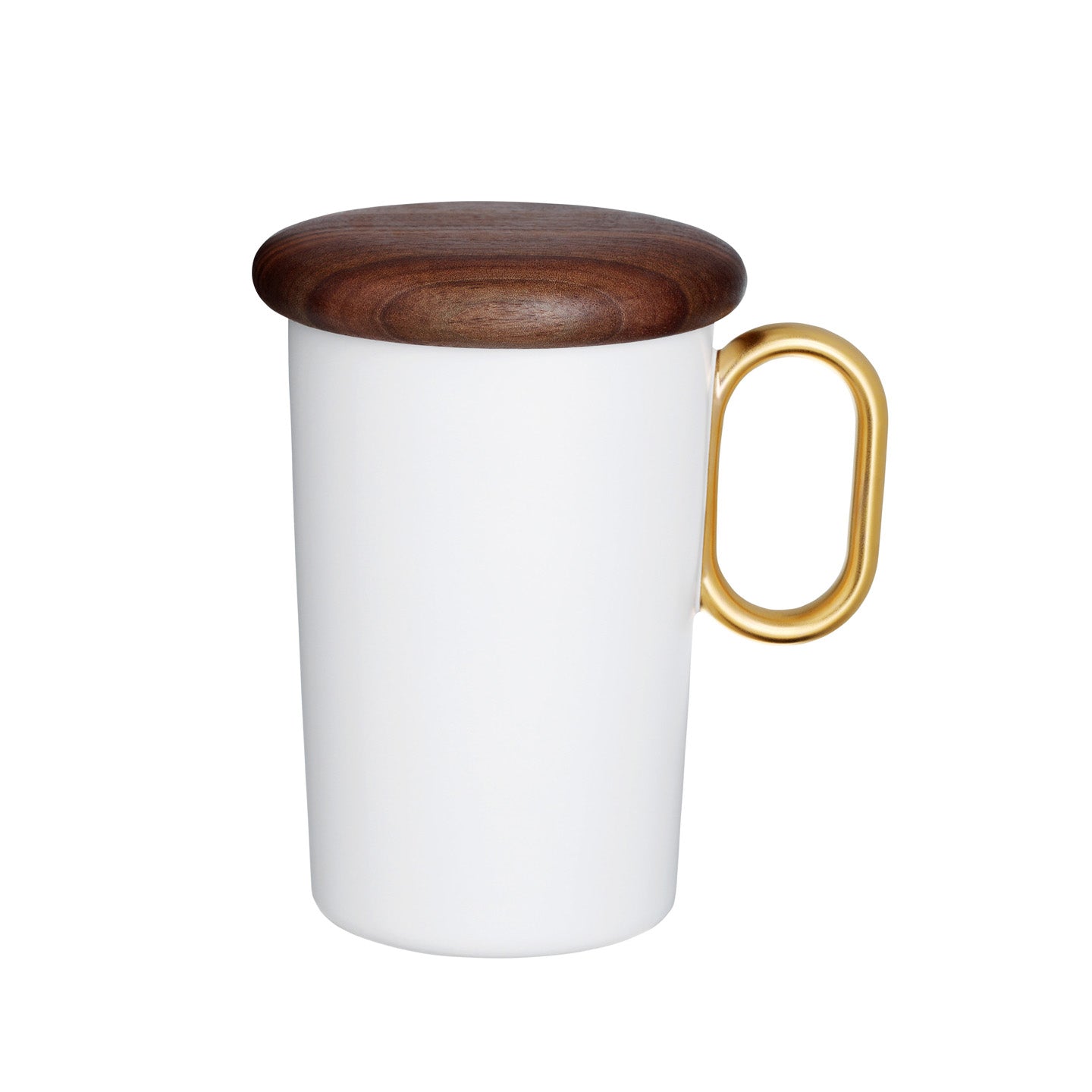 Designer Ceramic Tea Cup with Filter - Golden Circle Filter Cup – EILONG®