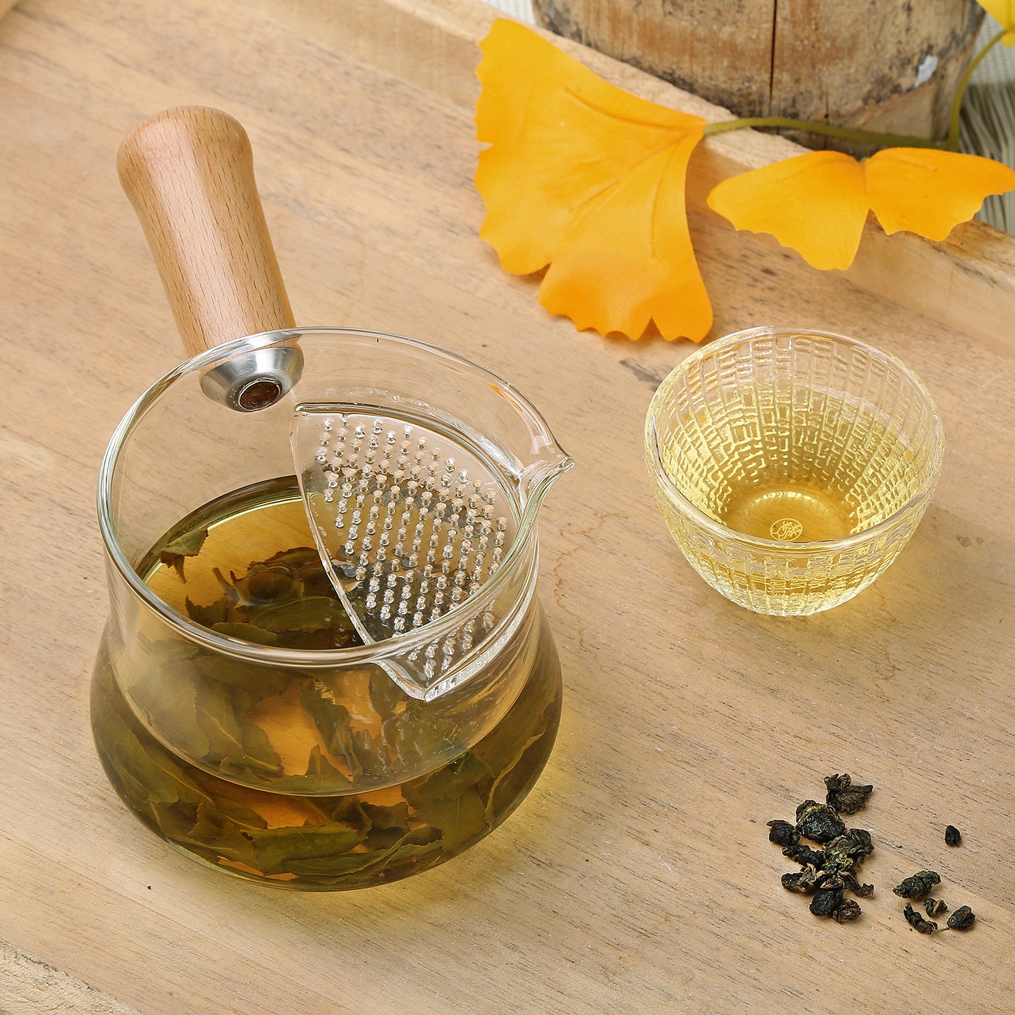 Loose Leaf Tea Pitcher - Simple Glass Filter Pitcher 250ml – EILONG®