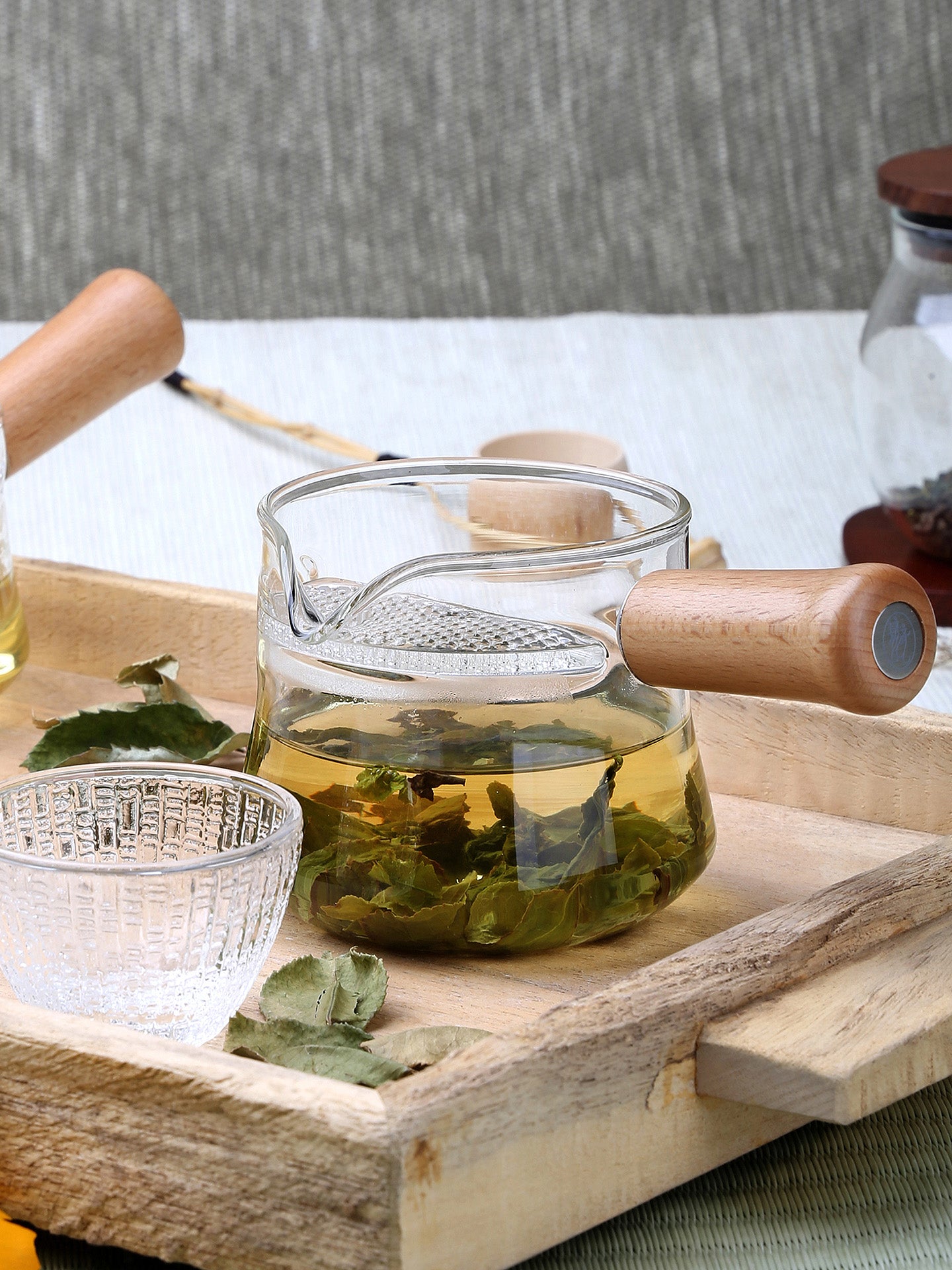 Loose Leaf Tea Pitcher - Simple Glass Filter Pitcher 250ml – EILONG®