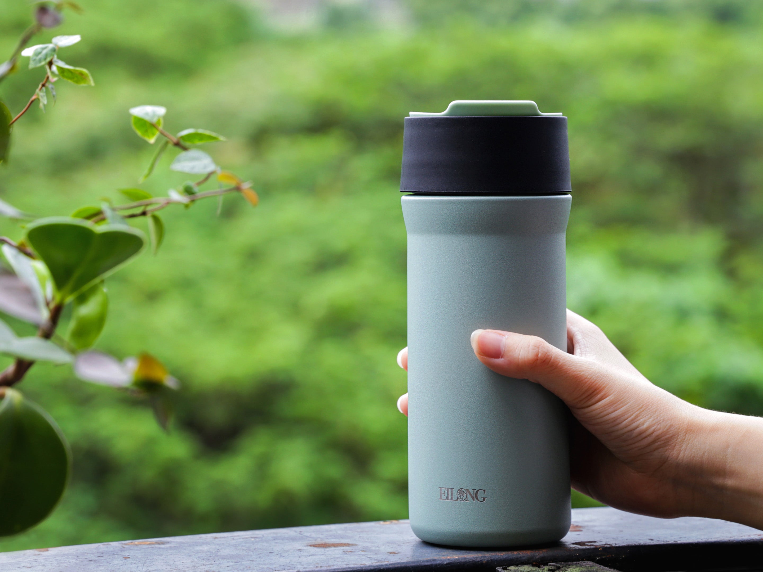 Stainless Steel Vacuum Bottle - Enamel Flask 12oz – EILONG®